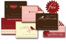 Valentine Day Card Freebies!