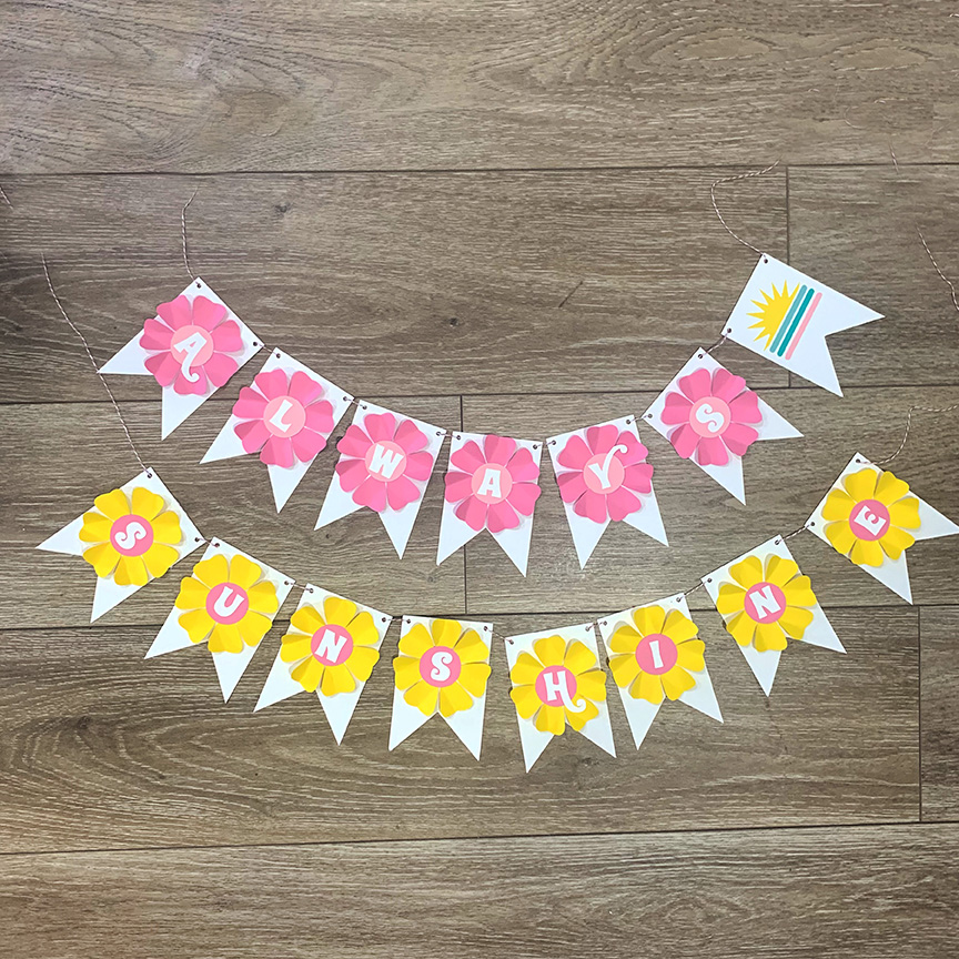 How to Make an Always Sunshine Banner on the Silhouette Cameo