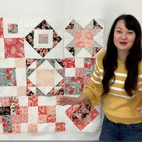 Our Ava Kate Spring Sampler Quilt!