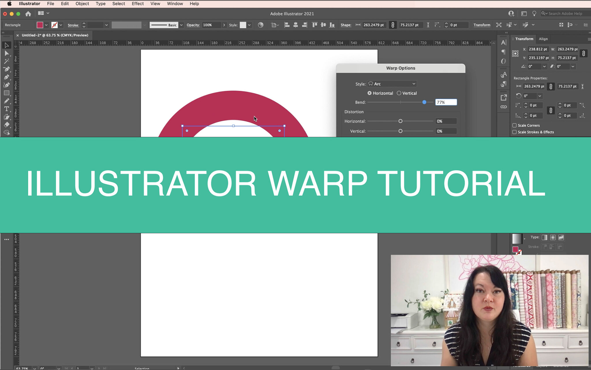 Illustrator Warp Tutorial